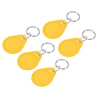 5Pcs RFID Key Fobs UID 13.56MHz Rewritable Proximity IC Smart Token Tag ...