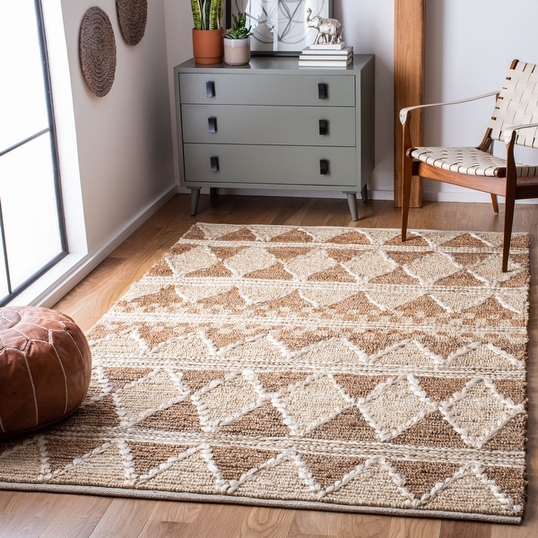 SAFAVIEH Handmade Ivory Jute Area Rug - On Sale - Bed Bath & Beyond ...