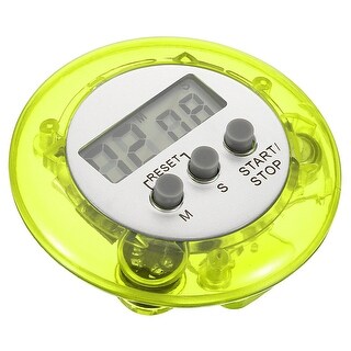 Round Digital Timer, Count Down UP Clock with Magnetic, Big LCD Display ...
