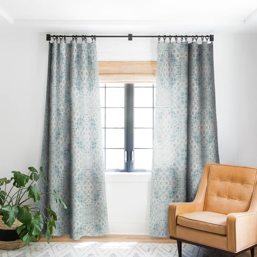 Blackout Ceramic Tile Patterns Made-to-Order Curtain Panel (One Panel ...