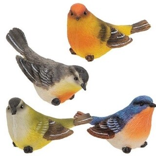 Resin Spring Bird 4 Asstd. - 2.25” high by 3.5” long by 1.5” wide ...