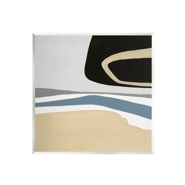 Stupell Modern Asymmetrical Composition Wall Plaque Art Design by Ruth ...