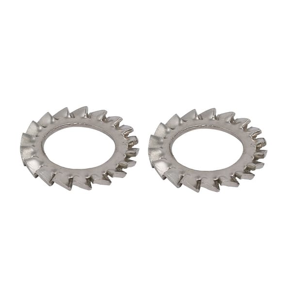 14mm Inner Dia 304 Stainless Steel External Tooth Lock Washer 15pcs ...