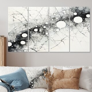 Designart - Future Ink Monochrome Neural Networks - Minimalism Line ...