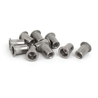 M8x18mm 304 Stainless Steel Flange Head Blind Rivet Nut Insert Nutsert ...