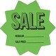 Sale Signs for Retail, Garage Sale in Star Shapes (4 Colors, 3 x 3 in ...