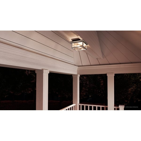 Luxury Modern Farmhouse Outdoor Ceiling, 5.5"H x 12.375"W, with ...