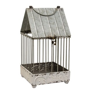 Shabby Chic Ornate Bird House Lantern - Bed Bath & Beyond - 36295786