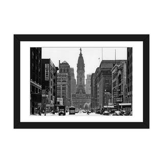 iCanvas "1950s Downtown Philadelphia PA USA Looking South Down North ...