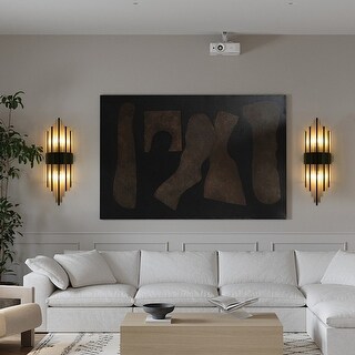 Modern 2-Light Wall Light Black Wall Light - On Sale - Bed Bath ...