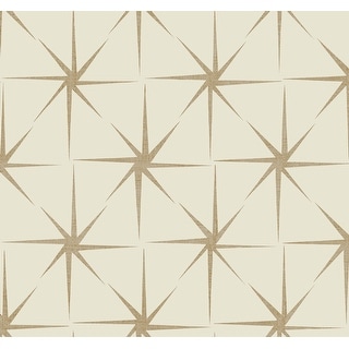 York Wallcoverings Evening Star Cream Wallpaper - Bed Bath & Beyond ...