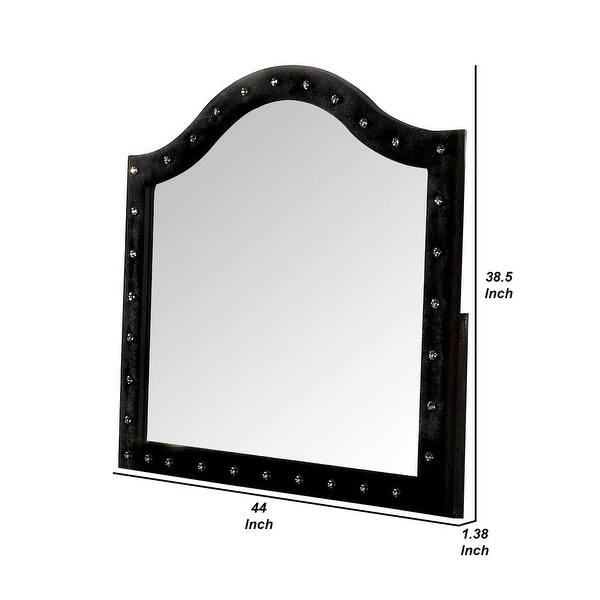 44 Inch Wall Mirror, Molded Trim, Wood Frame - Bed Bath & Beyond - 36354303