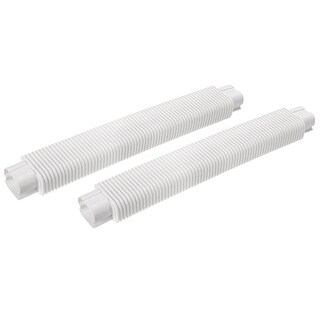 2Pcs PVC Decorative Line Cover 1.97ft L x 2.76" W Hose Protect Tubing ...