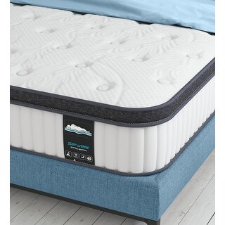 Kescas 12 Inch Memory Foam and Inner Spring Hybrid Mattress - On Sale ...