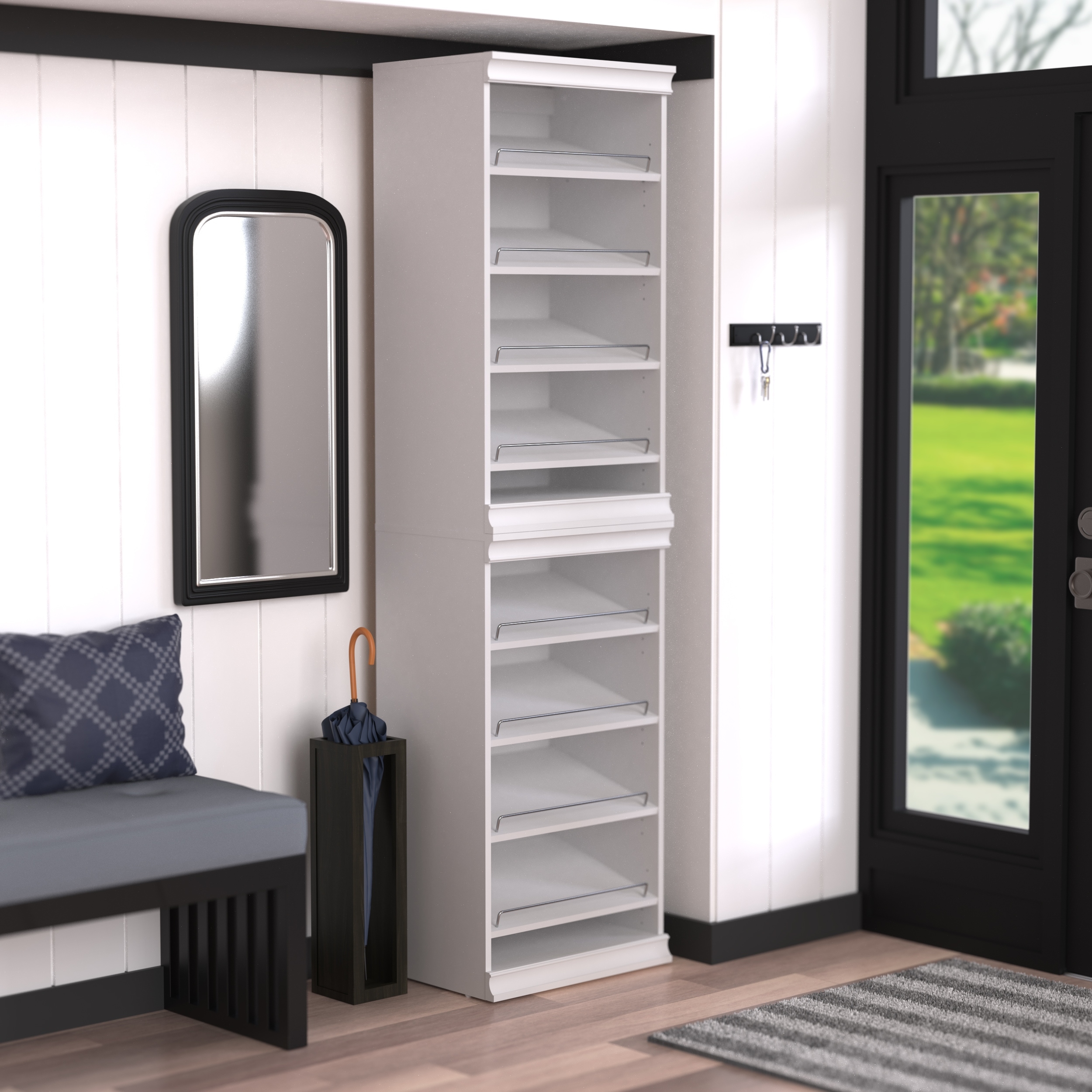 Closetmaid white storage cabinet store