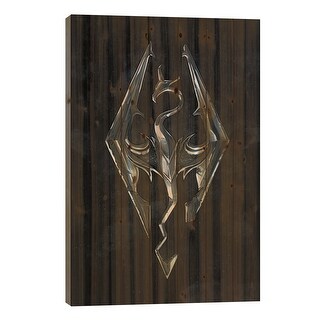 Skyrim Print On Wood by Nikita Abakumov - Multi-Color - Bed Bath ...