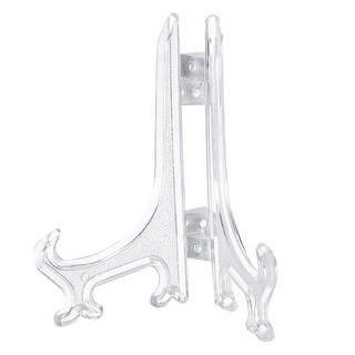 3 Inch Display Stand Holders Display Pictures PS Plastic Clear Pack of ...