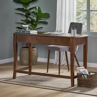 Transitional Lift-Top Standing Desk Dark Walnut - Bed Bath & Beyond ...