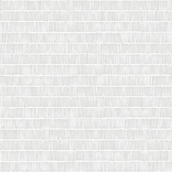 Inspired by Color Horizontal Hash Marks Grey Wallpaper - Bed Bath ...