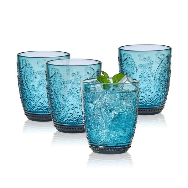 Fitz and Floyd Maddi DOF 10Oz Indigo S4 - Bed Bath & Beyond - 38351460