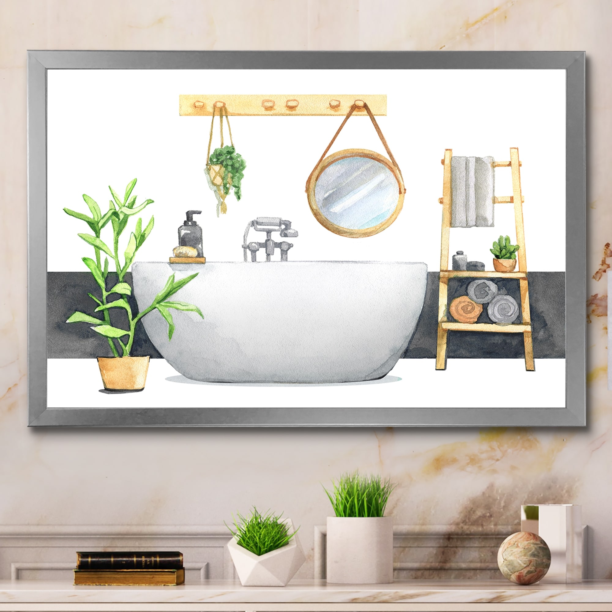 bathroom print ideas