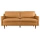Impart Mid-century Modern Top-grain Leather Sofa - Bed Bath & Beyond ...