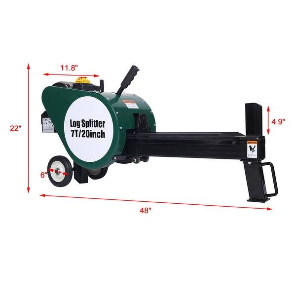 Double Flywheel Portable Electric Log Splitter Log Splitter - Bed Bath ...