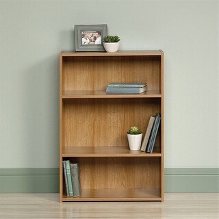 3-Shelf Bookcase Modern Engineered Wood Highland Oak - 52 x 63 - Bed ...