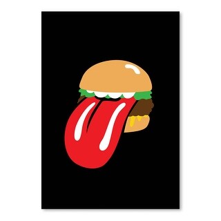 Americanflat - Rolling Burger by Joe Van Wetering - 16"x20" Poster Art ...