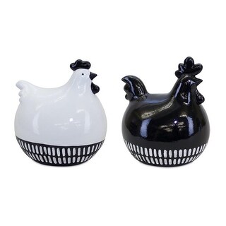 Chicken (Set of 2) 7.25"L x 8"H Terra Cotta - 7.25"L x 8"H - Bed Bath ...