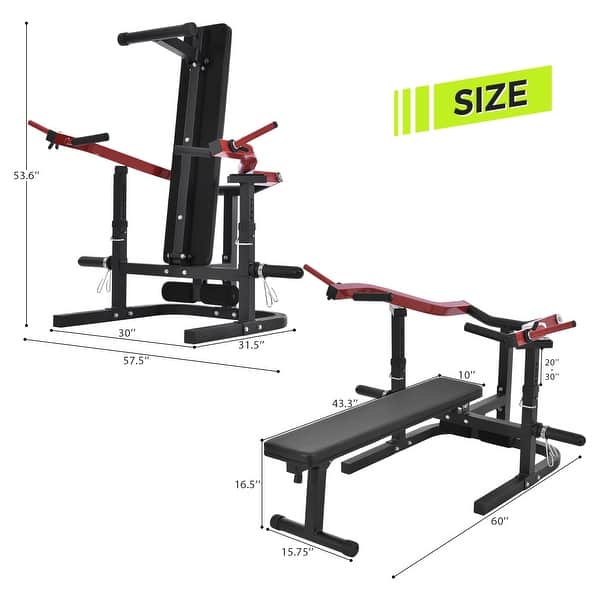 Weight Chest Press Bench - Weight Bench Press Machine 11 Adjustable ...