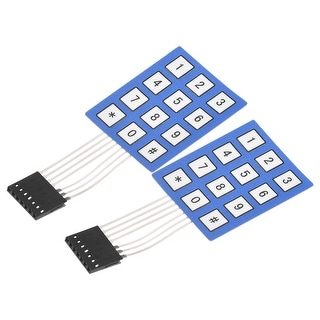 Switch Keypad DIY Keyboard 3x4 Blue 2 Pcs - Bed Bath & Beyond - 37058378