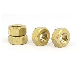 M14 Brass Machine Screw Insert Lock Hex Hexagon Nut Fastener 4pcs ...