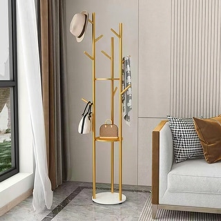 Freestanding Coat Rack Stand with Slate Base - Bed Bath & Beyond - 39095601