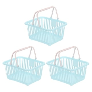 Mini Shopping Baskets with Handles Small Plastic Grocery Basket Tiny ...