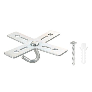 3set Ceiling Hook Kit Cross Design Metal Plate Mount Hanger Holder ...