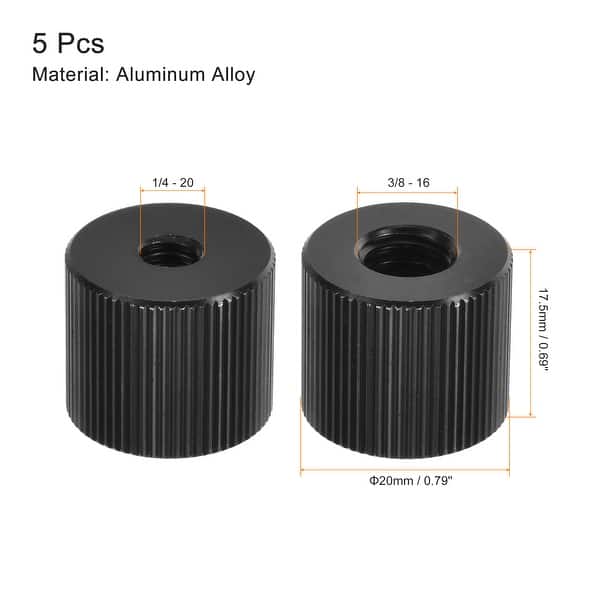 1/4"-20 x 3/8"-16 Convert Screw Adapter for Mic Stand Aluminum Alloy ...