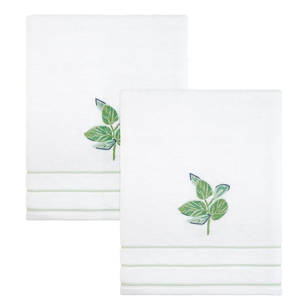 Nicole Miller Tropiluxe 2-Pack Bath Towel Set - Bath Towel 2 Pack - Bed ...