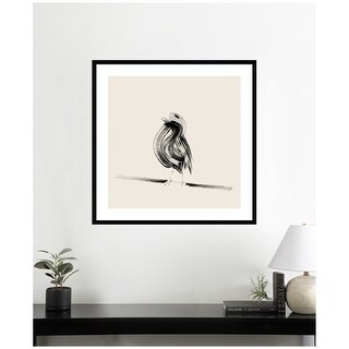 Kate and Laurel Bird on a Branch by Danushka Abeygoda Framed Wall Art Print - Bed Bath & Beyond ...