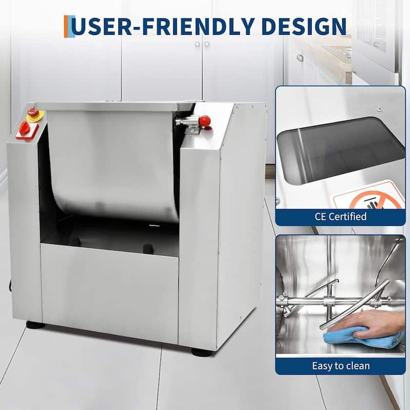 Commercial Dough Mixer, Professional Pizza Dough Mixer,Electric Stand Mixer Dough Kneading ...