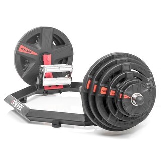 XMark XM-9065-3389-BAL-255 Tri-Grip Olympic Trap Bar & 255 lbs TEXAS ...