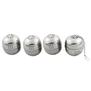 Stainless Steel Leaf Tea Spice Perfume Infuser Strainer Ball 4.5cm Dia ...