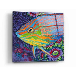 Epic Art 'Brilliant Tropical Fish I' by Carolee Vitaletti Acrylic Glass ...