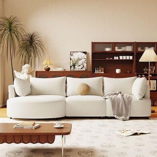 Luxurious Comfort Accent Sofa Square Arm Sofa/Couch - Bed Bath & Beyond ...