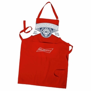 Budweiser Grilling Cooking Apron and Mitt Set - Red - Bed Bath & Beyond ...