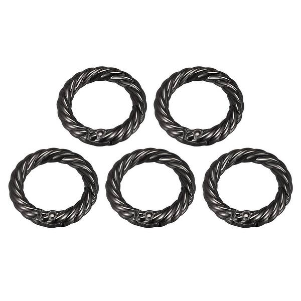 Purse Strap Rings, 5Pcs 29mm O Ring Metal Spring Snap Buckle for DIY ...