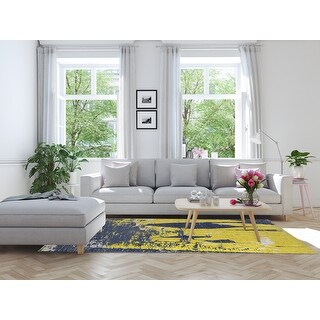 AZULA BLUE AND YELLOW Area Rug By Terri Ellis - Bed Bath & Beyond ...