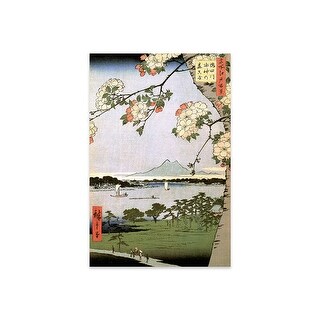 Sumidagawa Suijin no mori Massaki (Suijin Shrine and Massaki on the ...