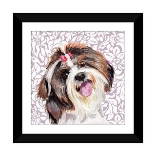 iCanvas "Shih Tzu With Bow" by Jennifer Redstreake - Bed Bath & Beyond ...