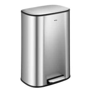 KRAUS WasteGuard 13.2 Gallon 50 Liter Step Pedal Kitchen Trash Can ...